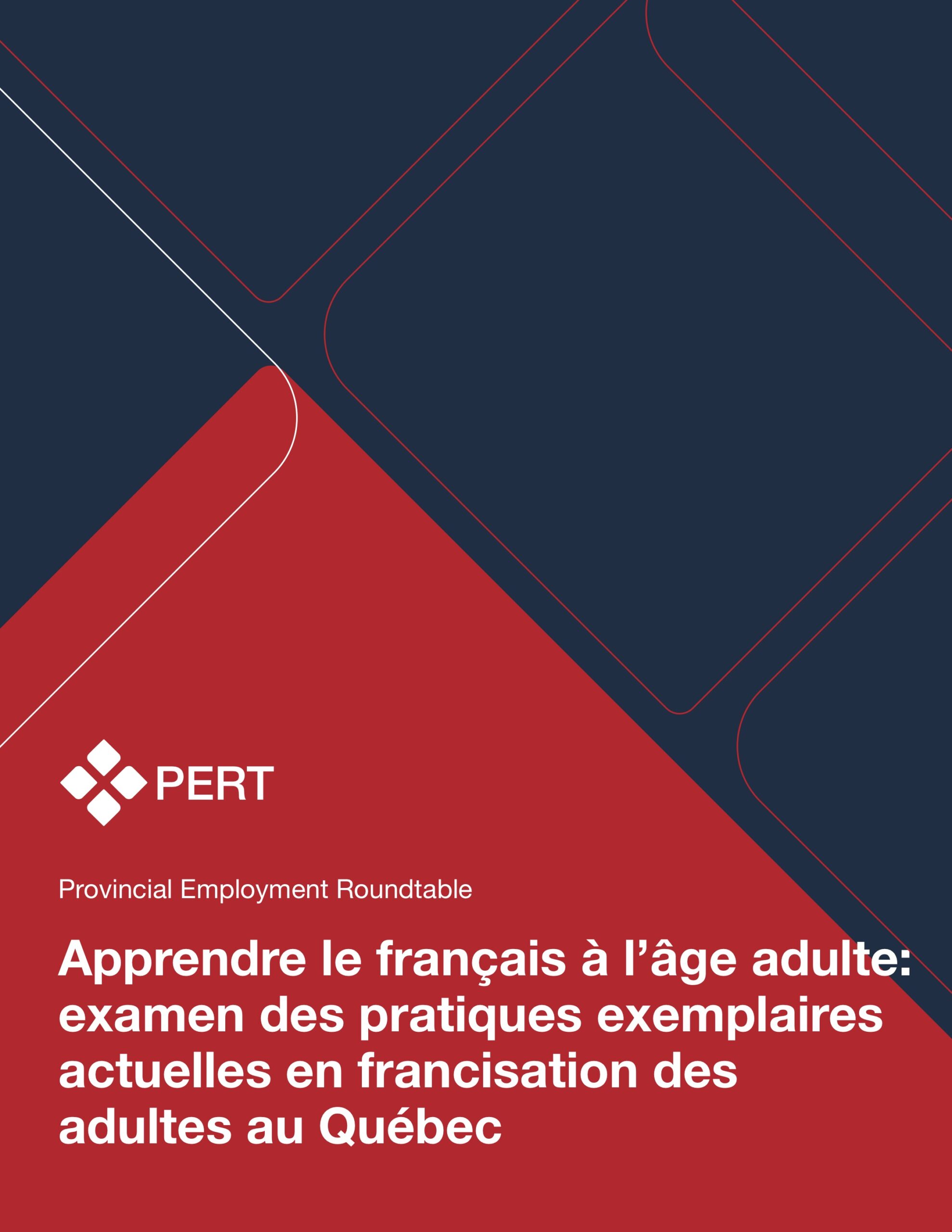 Apprendre le français à l’âge adulte: examen des pratiques exemplaires ...